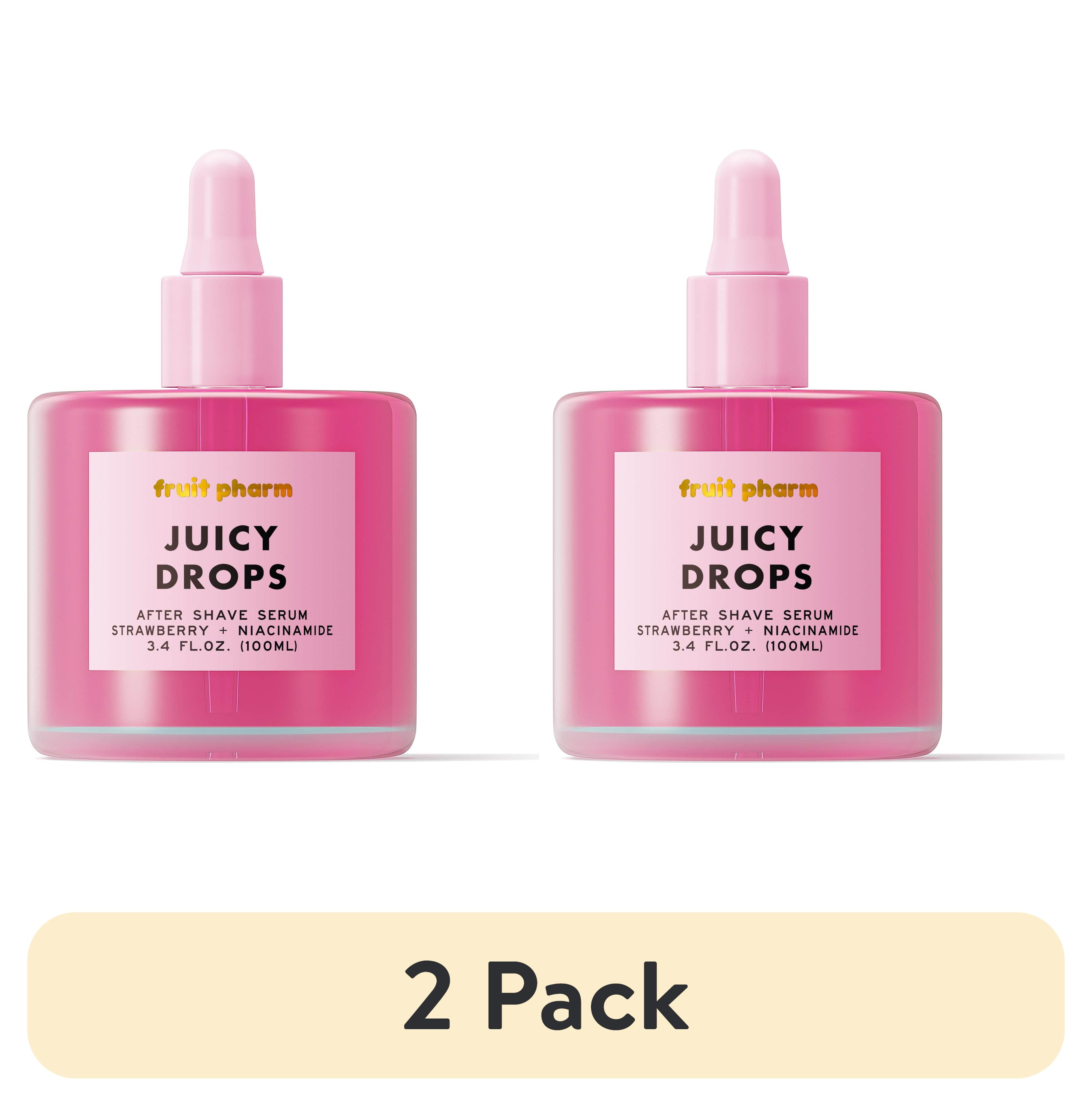 (2 pack) Fruit Pharm Juicy Drops After Shave Face and Body Serum for ...
