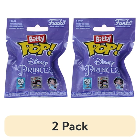(2 pack) Funko Bitty Pop! Singles Disney Princess Blind Bag Mini Figure ...