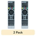 (2 pack) GE 4-Device Universal TV Remote Control in Brushed Silver ...