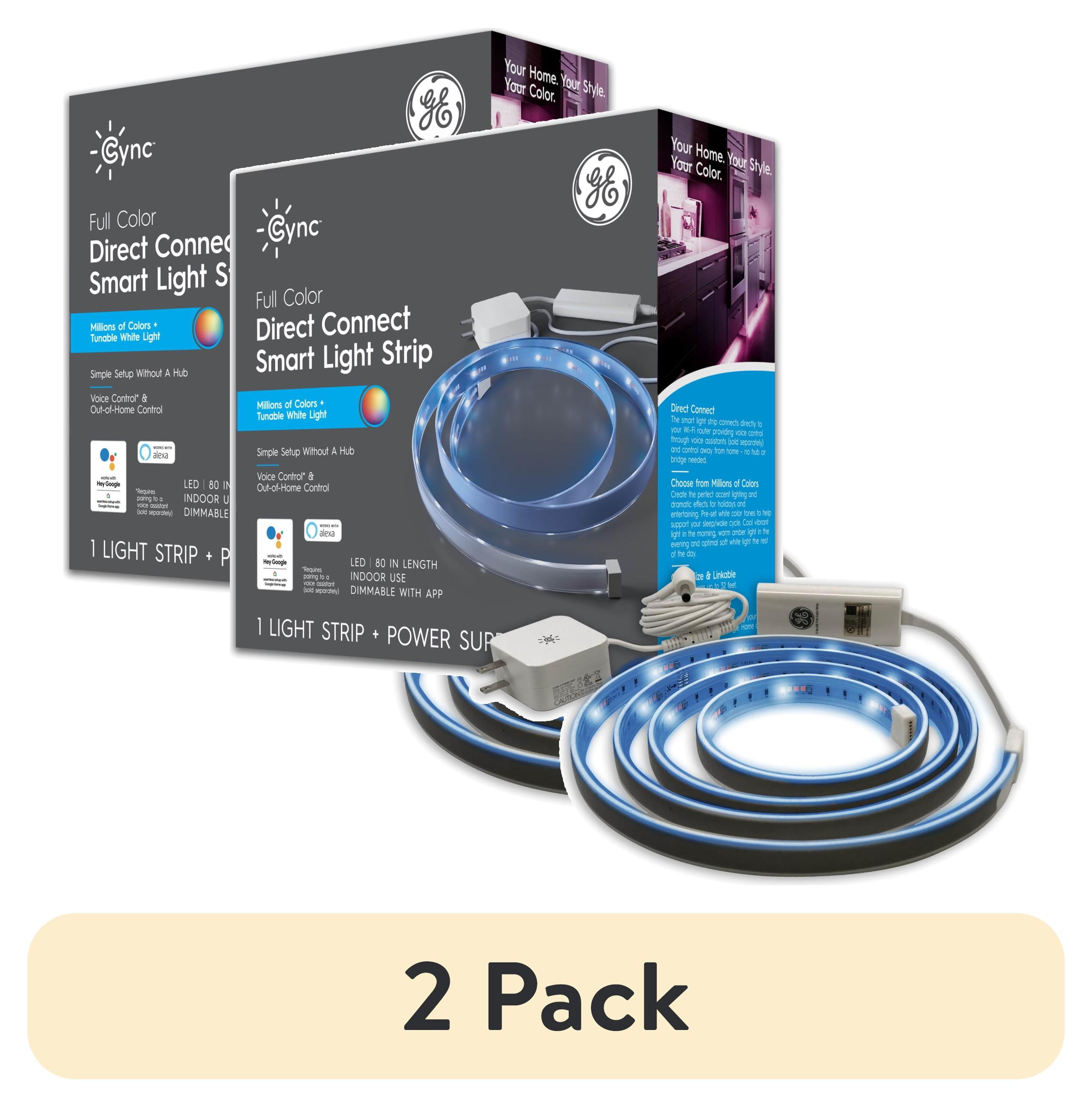 Free Shipping! General Electric Cync Smart LED Light Strip 80-Inch ...