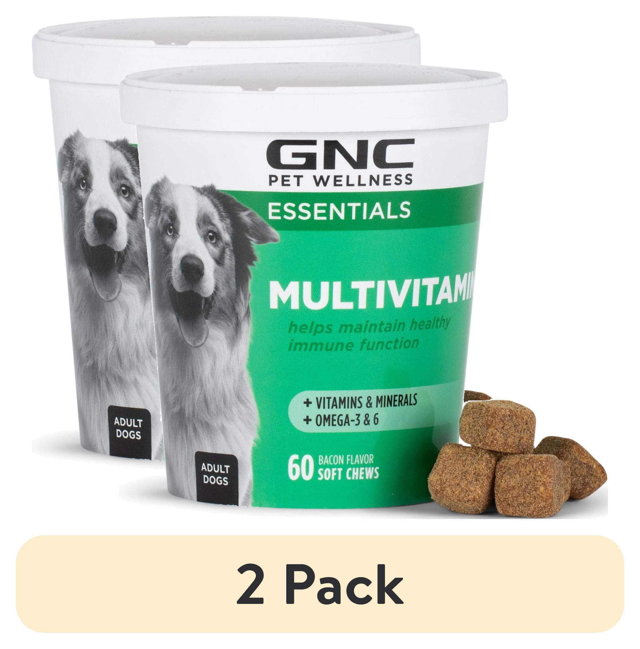 (2 pack) GNC Pet Wellness Essentials Dog Multivitamin Supplement for ...