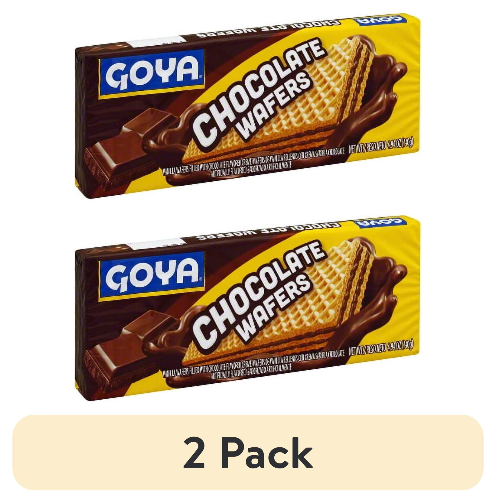 (2 pack) GOYA Chocolate Wafers 4.94 Oz - Walmart.com
