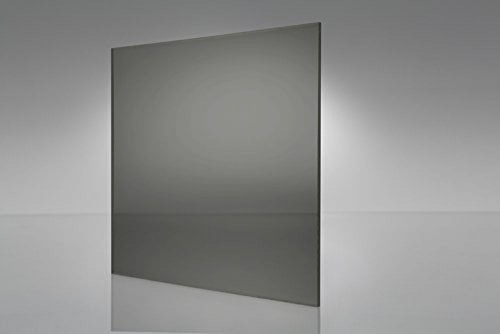 2 pack- GRAY TINTED SMOKE CLEAR ACRYLIC #2064 1/8" Thick 8" x 12 ...