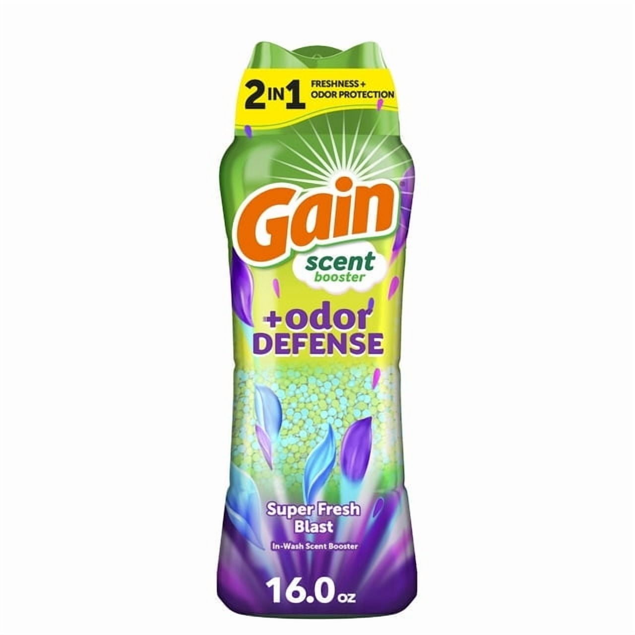 (2 pack) Gain Odor Defense 2-in-1 In-Wash Laundry Scent Booster Beads ...
