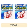 (2 pack) Gamakatsu 6 Pieces Carbon Steel Octopus Hook, Size 1/0 ...
