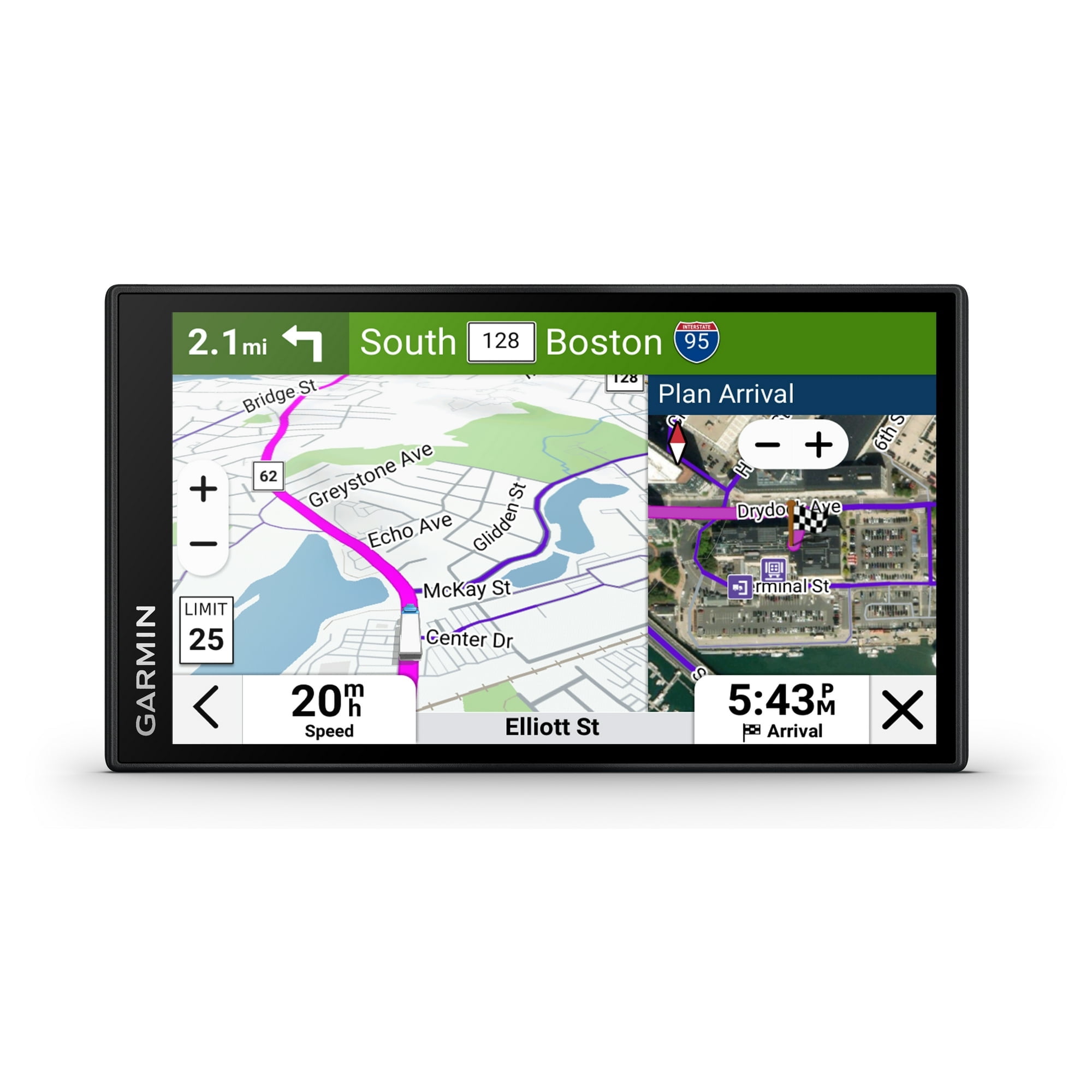 (2 pack) Garmin dēzl™ OTR620, High-Res 6” GPS Truck Navigator, Custom ...