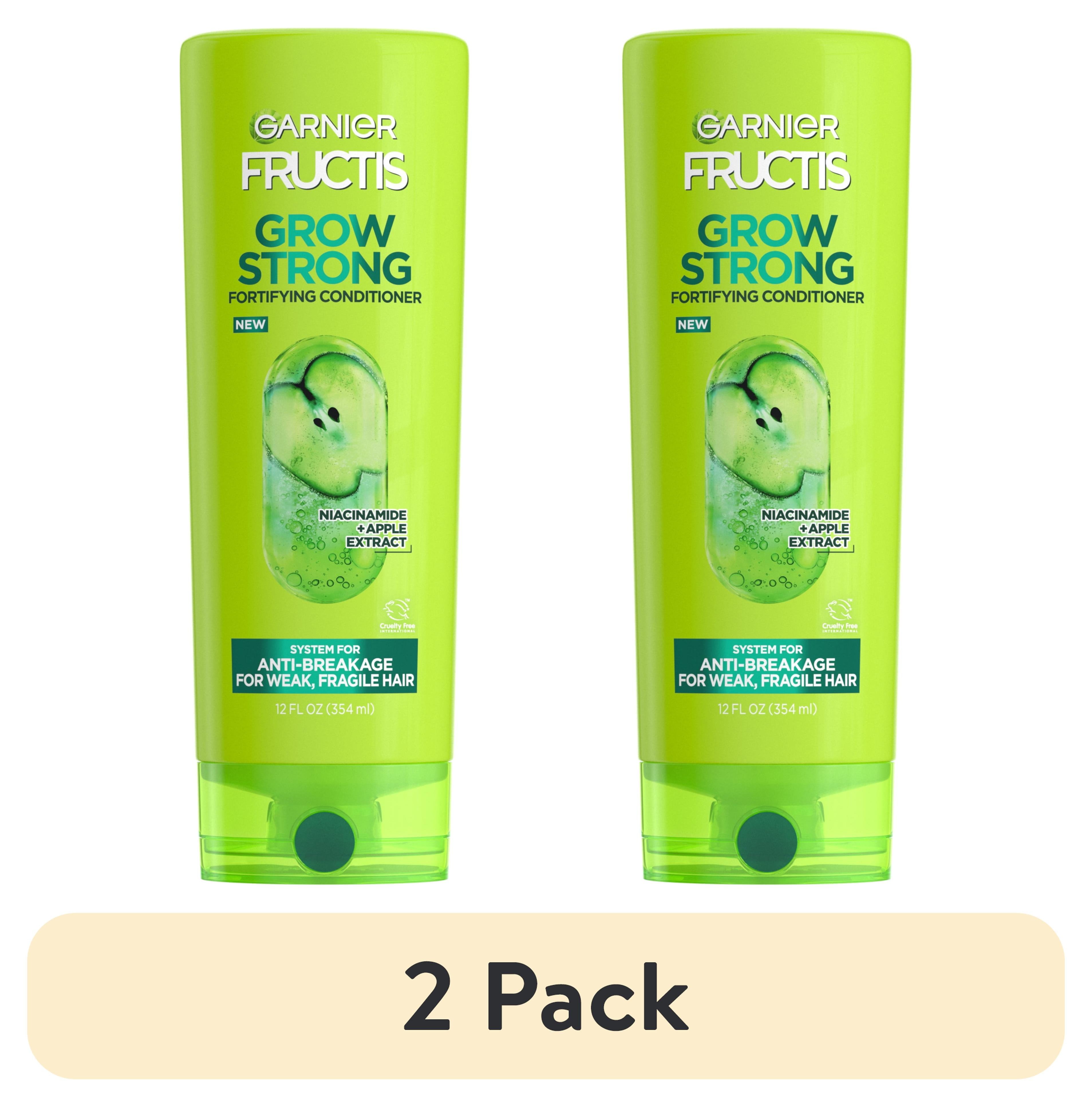 (2 pack) Garnier Fructis Grow Strong Fortifying Shine Enhancing ...