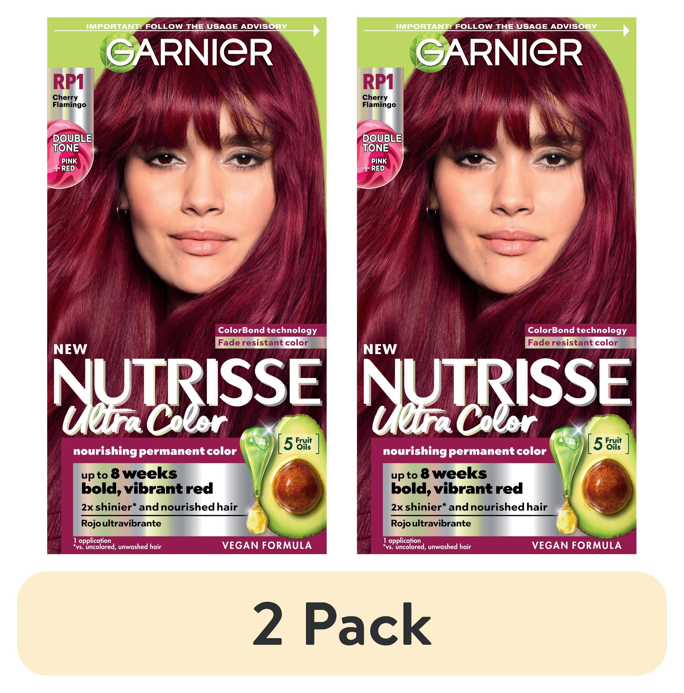 (2 pack) Garnier Nutrisse Ultra Color Hair Color Tool Kit, Permenant ...
