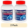 (2 pack) Gaviscon Extra Strength Chewable Antacid Tablets for Heartburn ...