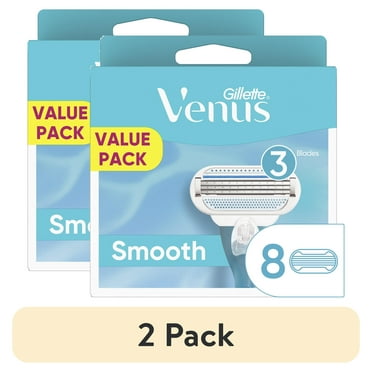 Venus Extra Smooth Women's Razor Blade Refills, 8 Count, 5-Blade, Long ...
