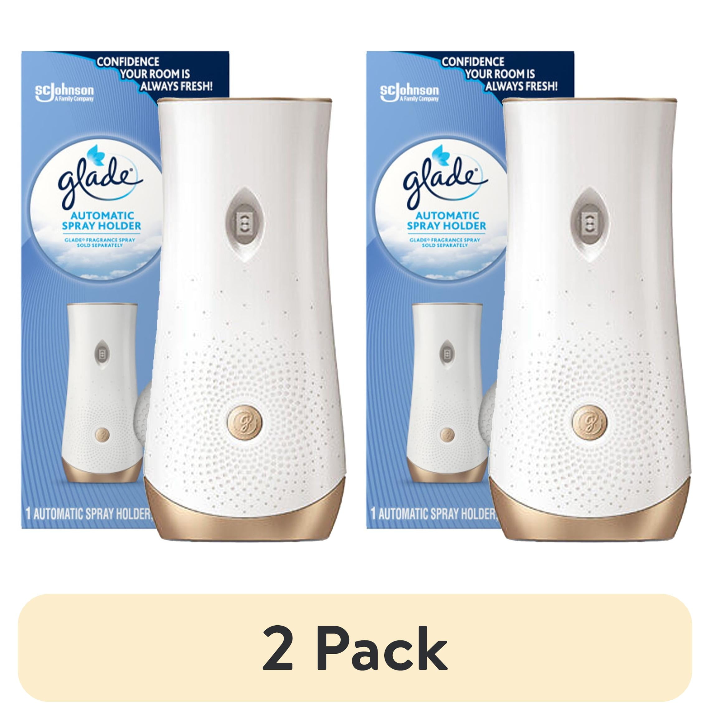 (2 pack) Glade Automatic Spray Holder, Battery-Operated Air Freshener ...