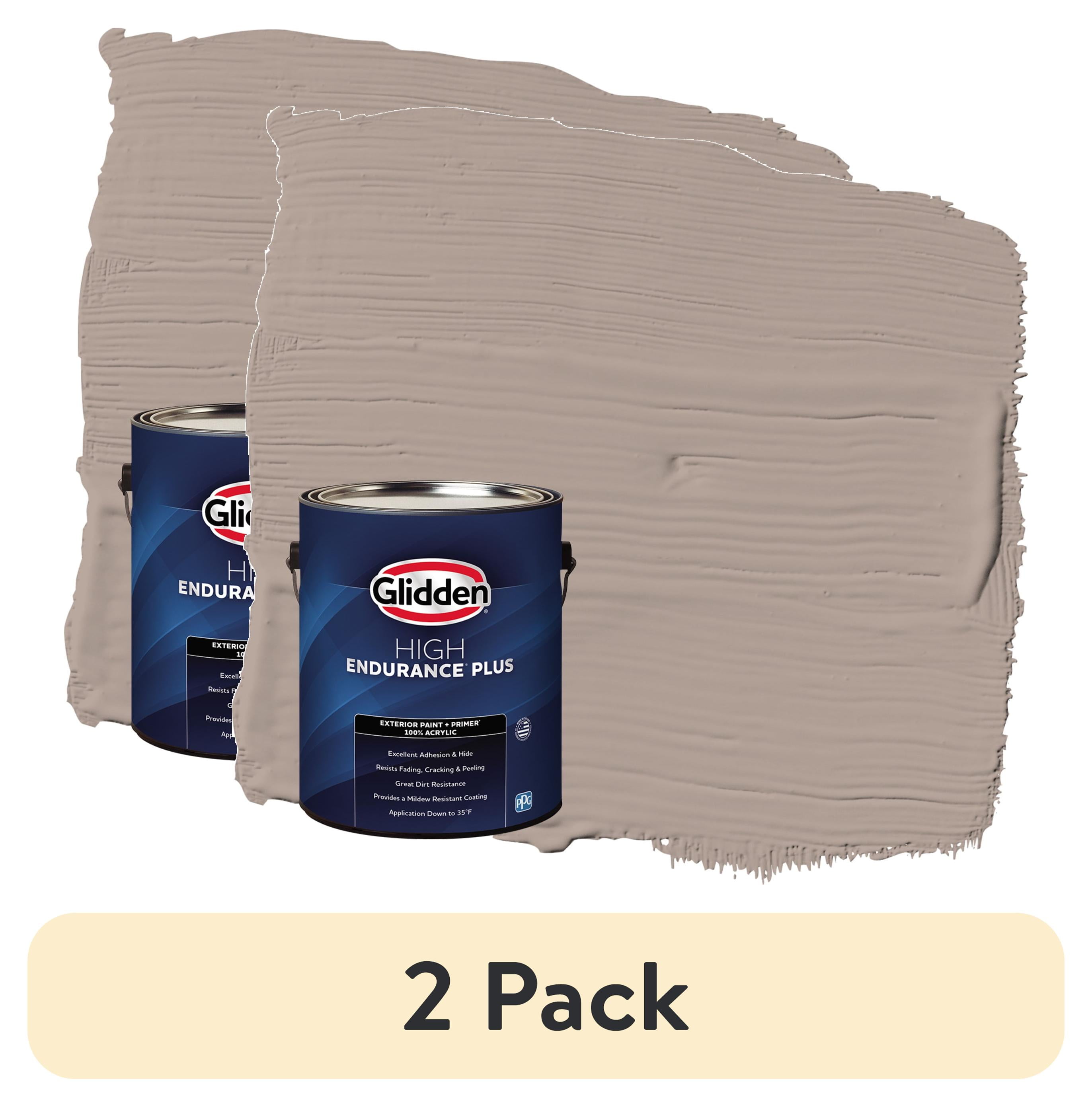 (2 pack) Glidden HEP Grab-N-Go Creamy Hot Cocoa / Tan Satin Exterior ...