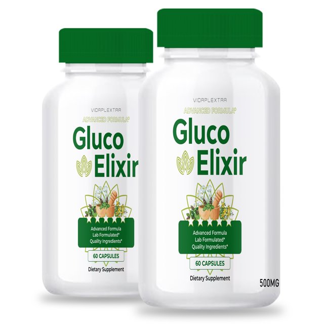 (2 pack ) Gluco Exlir Capsules - Gluco Elixir Capsules - Walmart ...