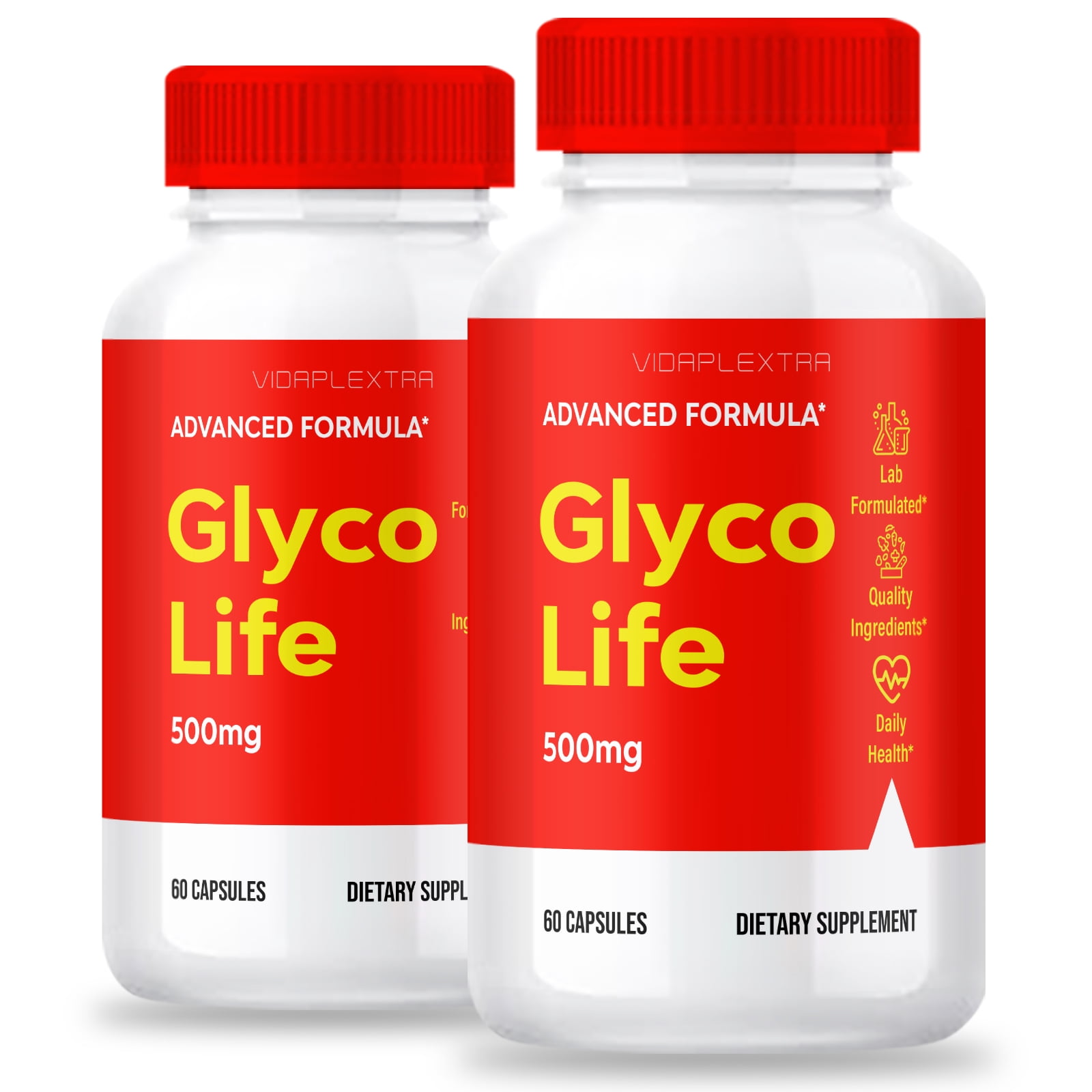 (2 pack) Glyco Life Capsules - GlycoLife Capsules - Walmart.com