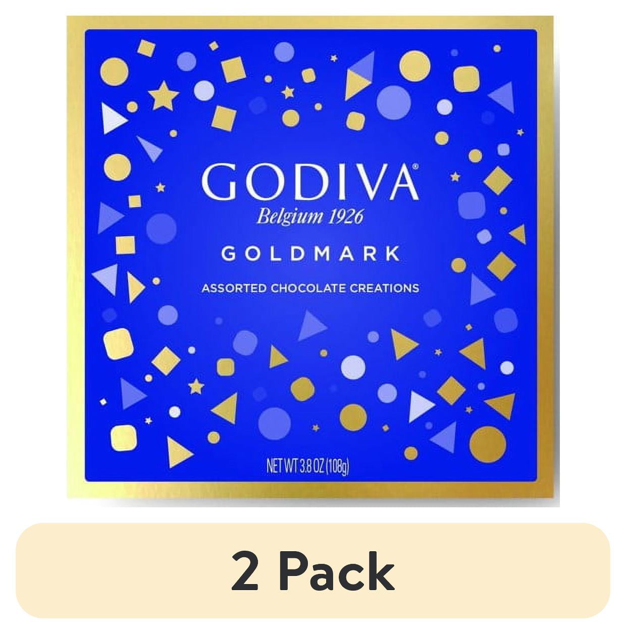 (2 pack) Godiva Goldmark Gift Chocolates Assortment Cardboard Box, 3.8 ...