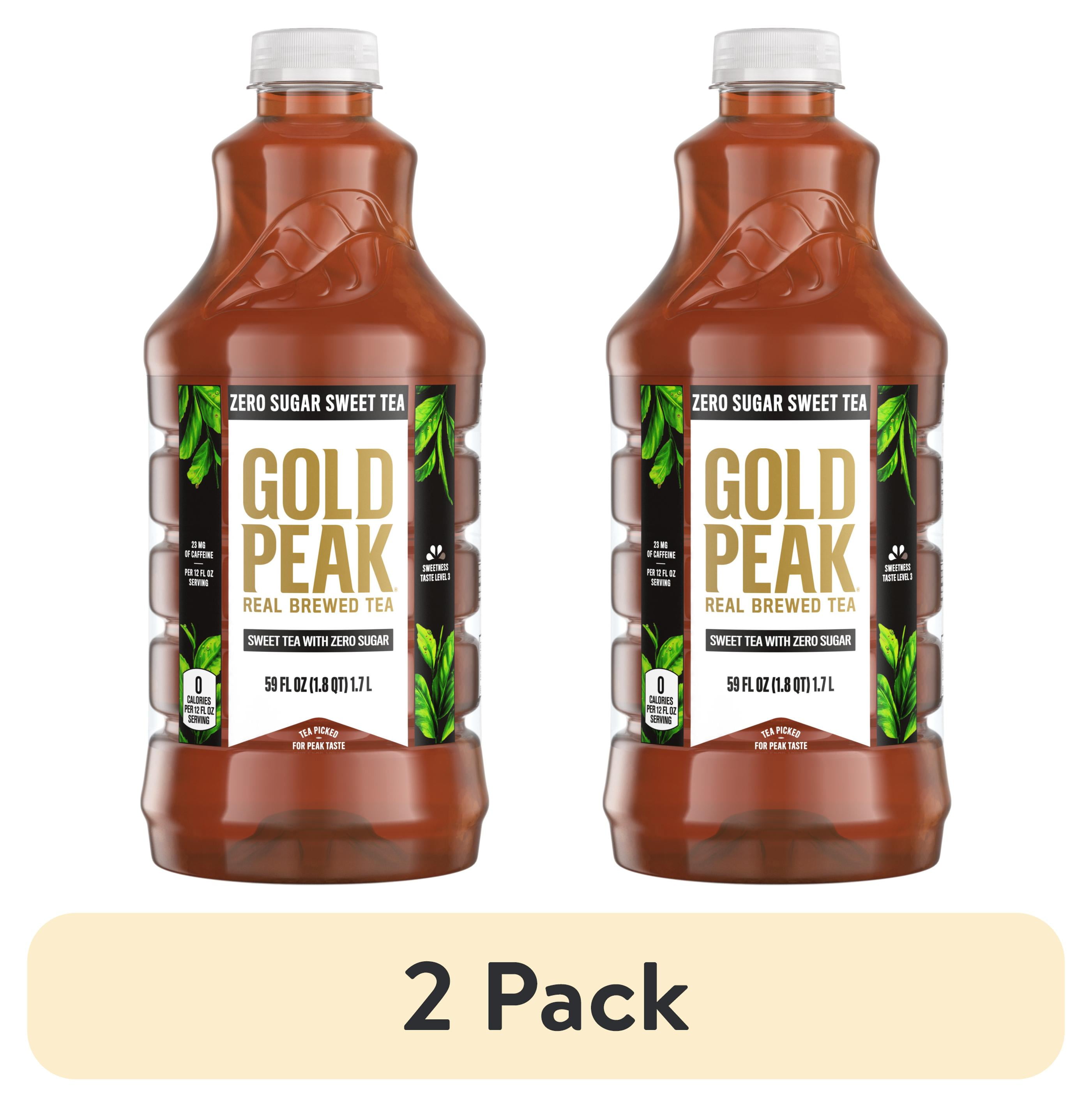 (2 pack) Gold Peak Zero Sugar Sweet Tea, 59 fl oz - Walmart.com