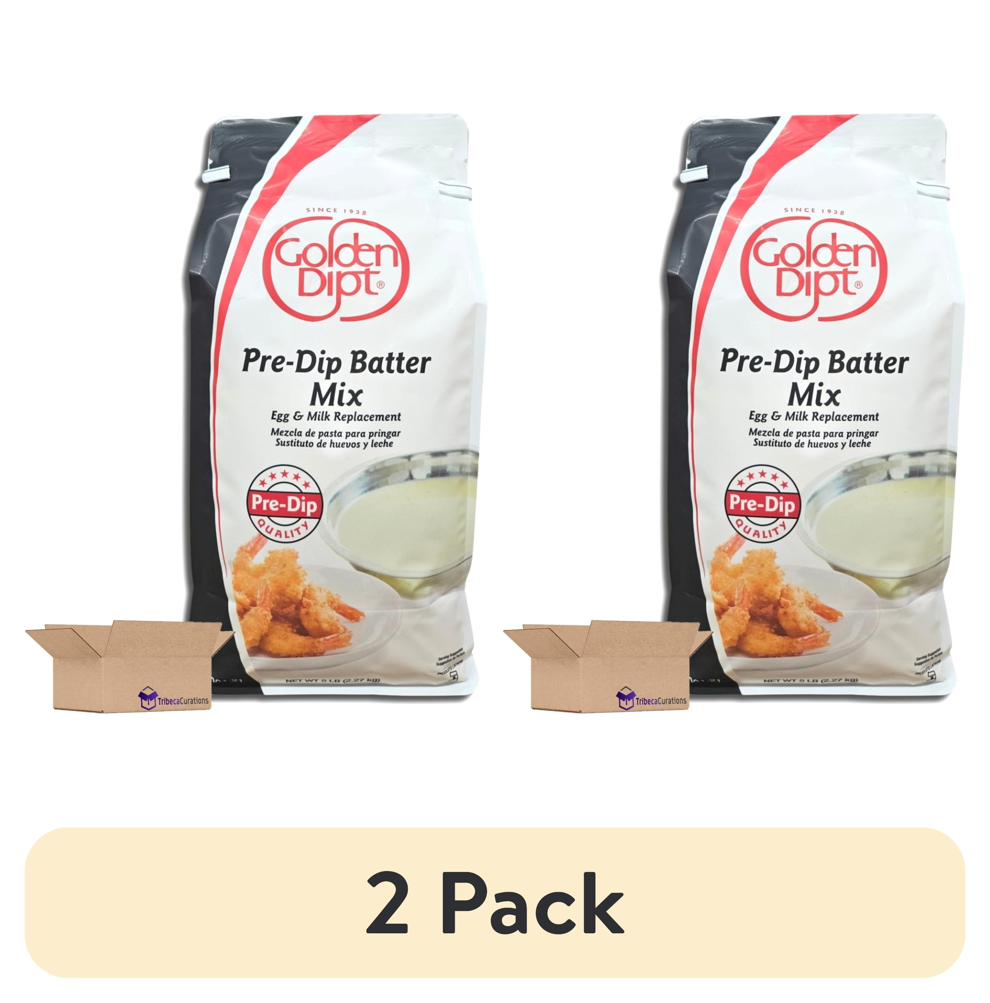 (2 pack) Golden Dip Pre-Dip Batter Mix | 5 Pound Bulk Bag - Walmart.com
