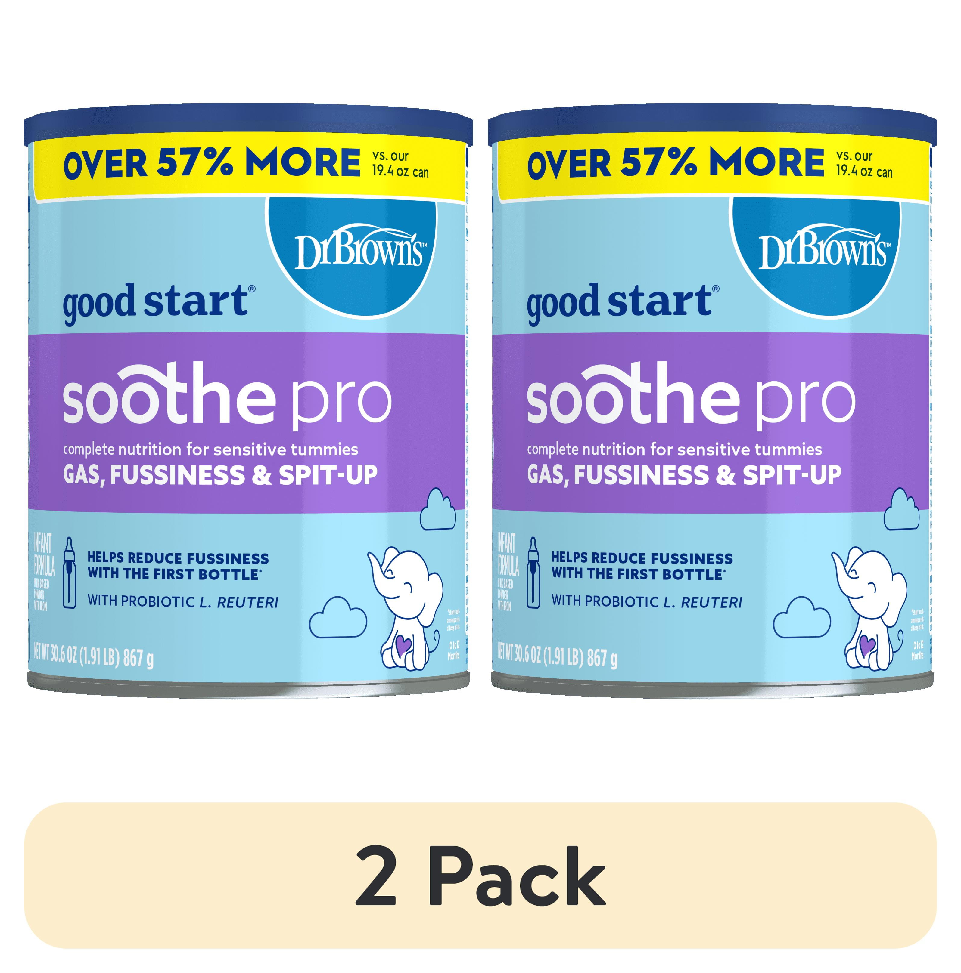 (2 pack) Good Start Dr. Brown's Soothe Pro Baby Formula, 30.6 oz ...