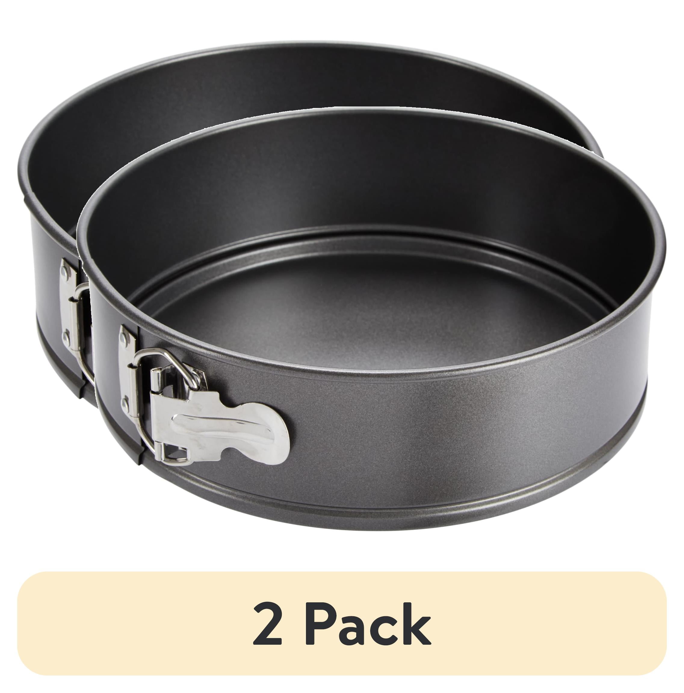 GoodCook PRO Nonstick Springform Pan 9 Inch 2 Pack Heavy Duty Steel for ...