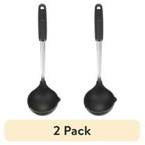 (2 pack) GoodCook 13" Hi-Temp Nylon Kitchen Ladle with Sprout and ...
