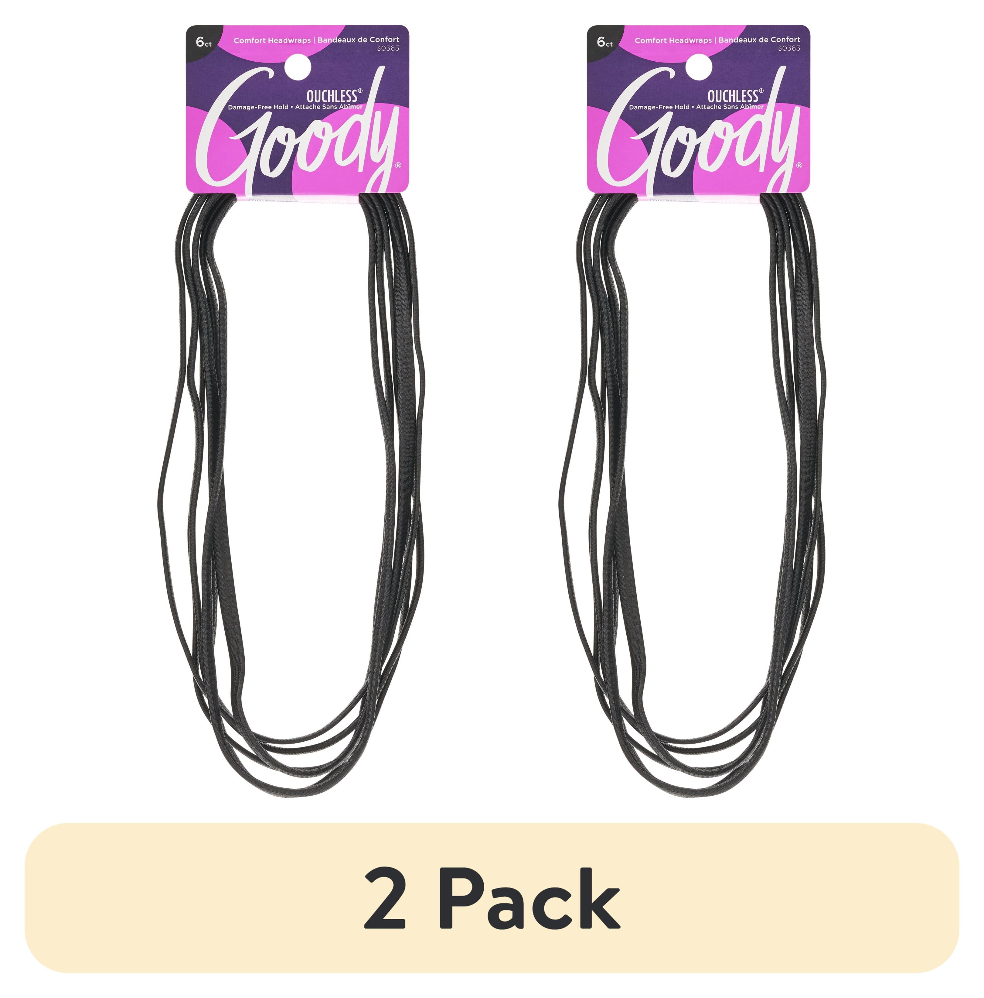 (2 pack) Goody Ouchless Skinny Comfort Headwraps, Flat Fashion ...