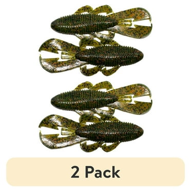 Googan Bandito Bug 4'' Green Pumpkin 7pk Soft Plastic Fishing Lure ...