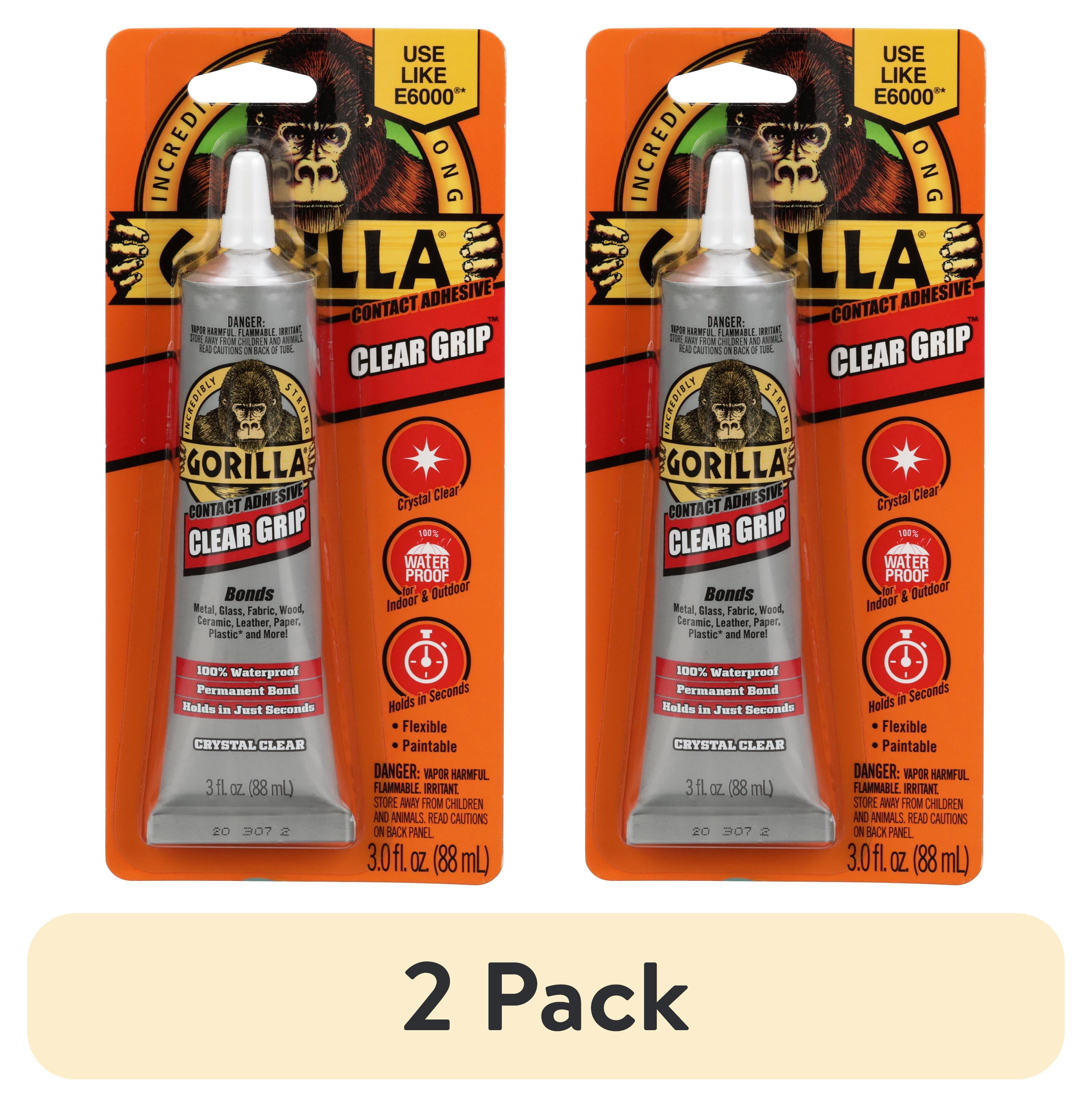 (2 pack) Gorilla Clear Grip Contact Adhesive - Walmart.com