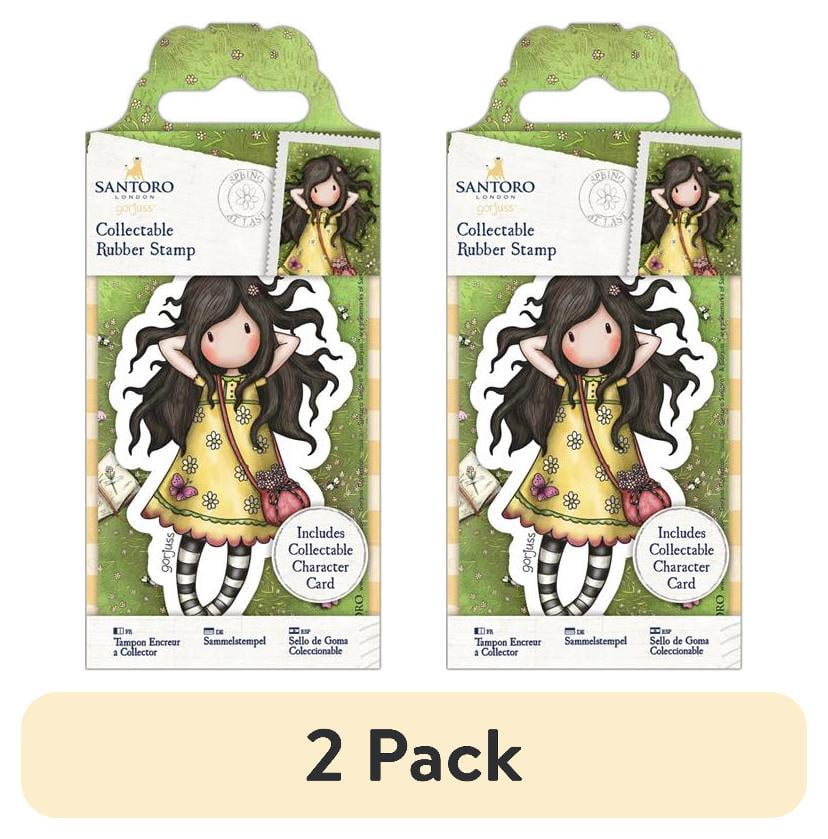 (2 pack) Gorjuss Santoro Rubber Stamp-No. 43 Spring At Last - Walmart.com
