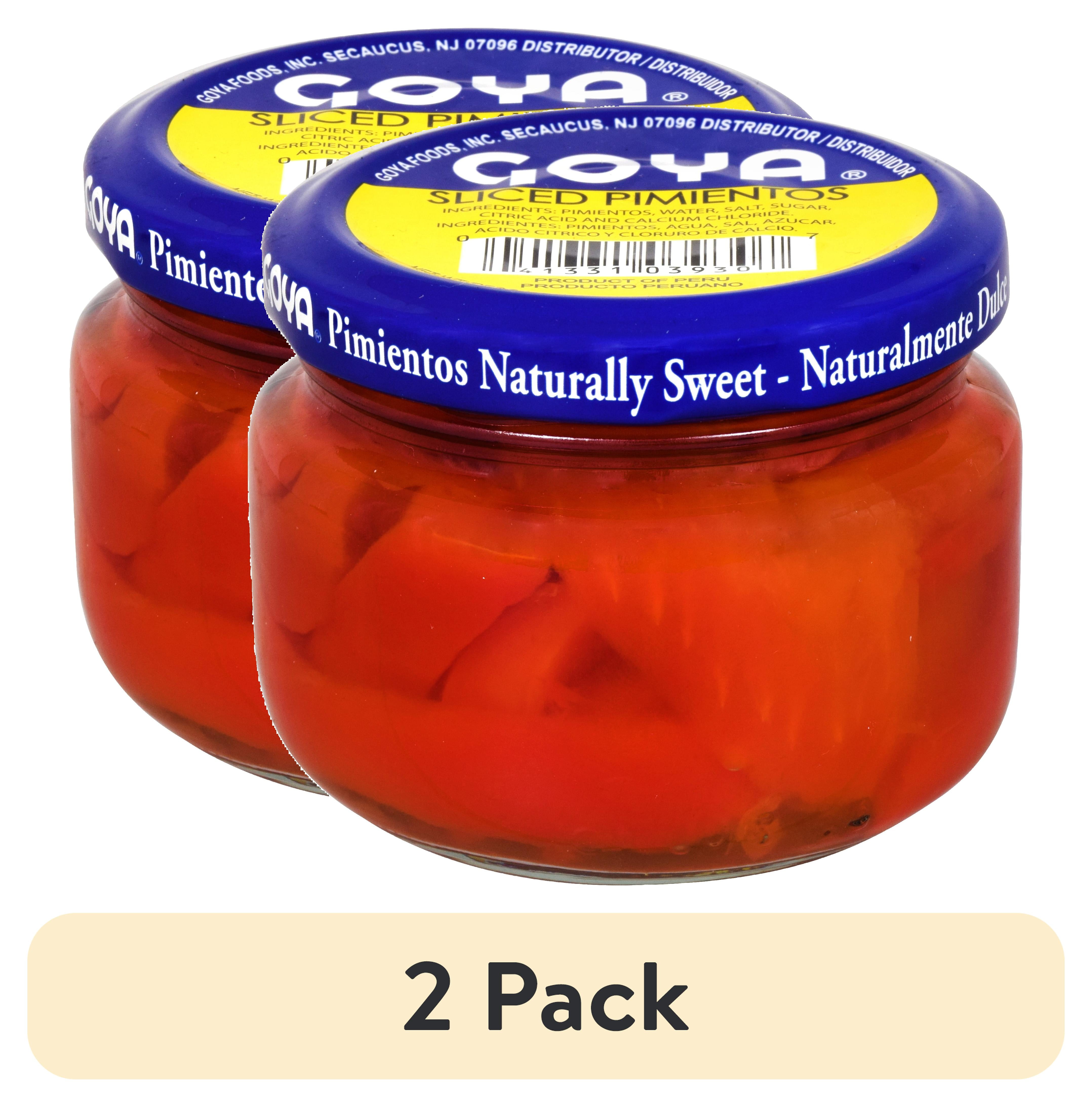 (2 pack) Goya Fancy Sliced Red Pimientos, 4 Oz - Walmart.com
