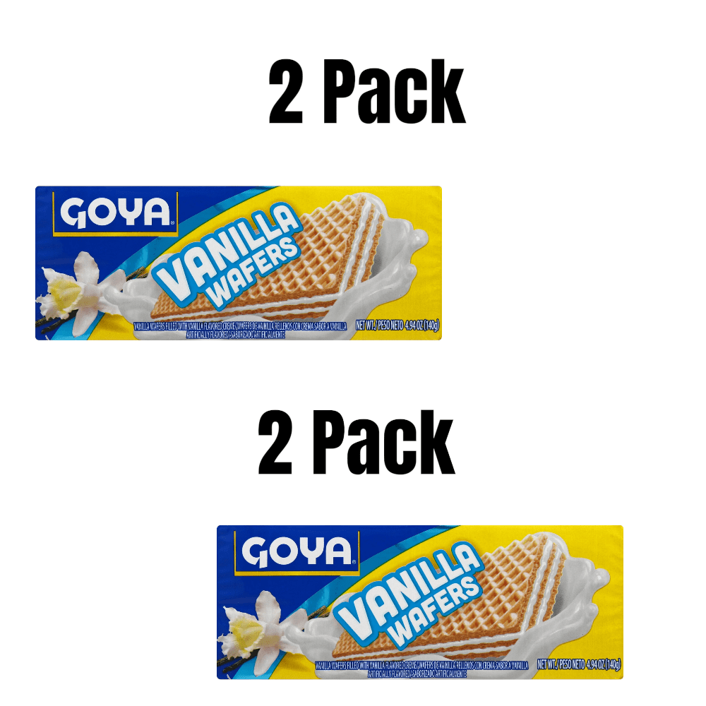 (2 pack) Goya Foods Goya Vanilla Wafer 4.9 Oz, Pack of 1 - Walmart.com