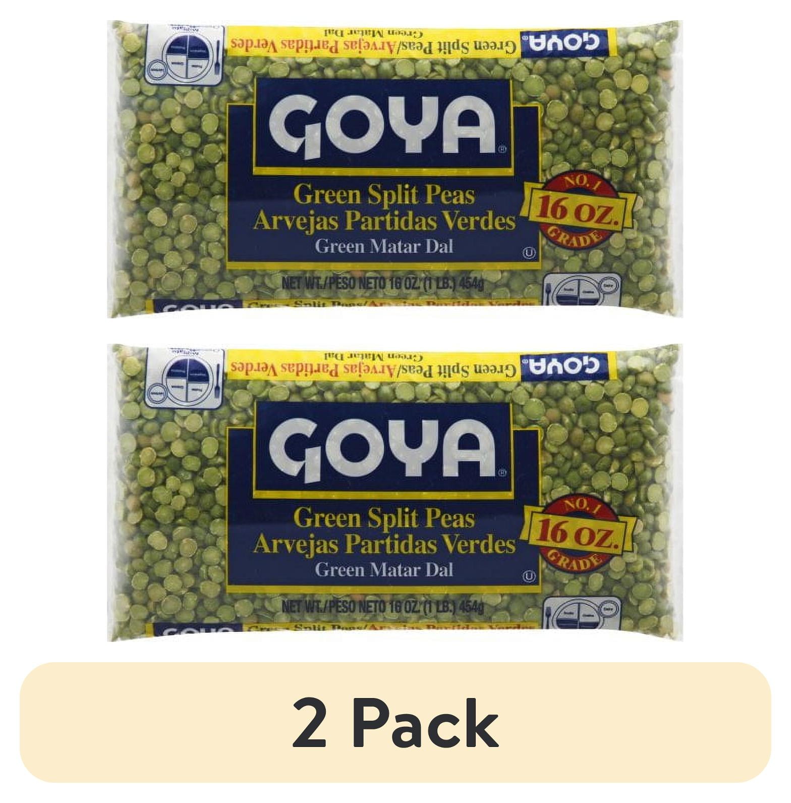 (2 pack) Goya Green Split Peas, 16 oz - Walmart.com