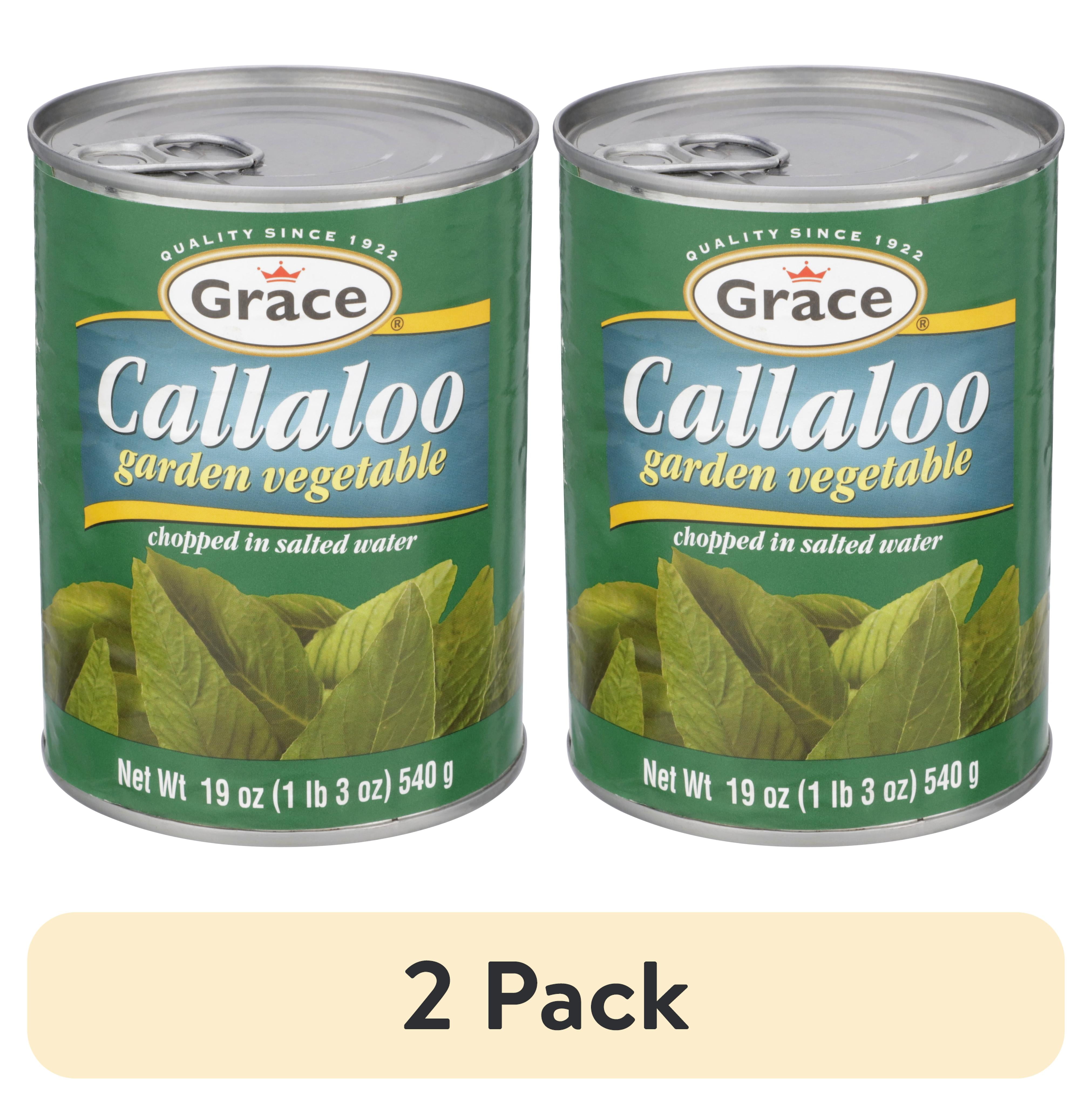 (2 pack) Grace Callaloo in Salt Water, 18 oz Can - Walmart.com