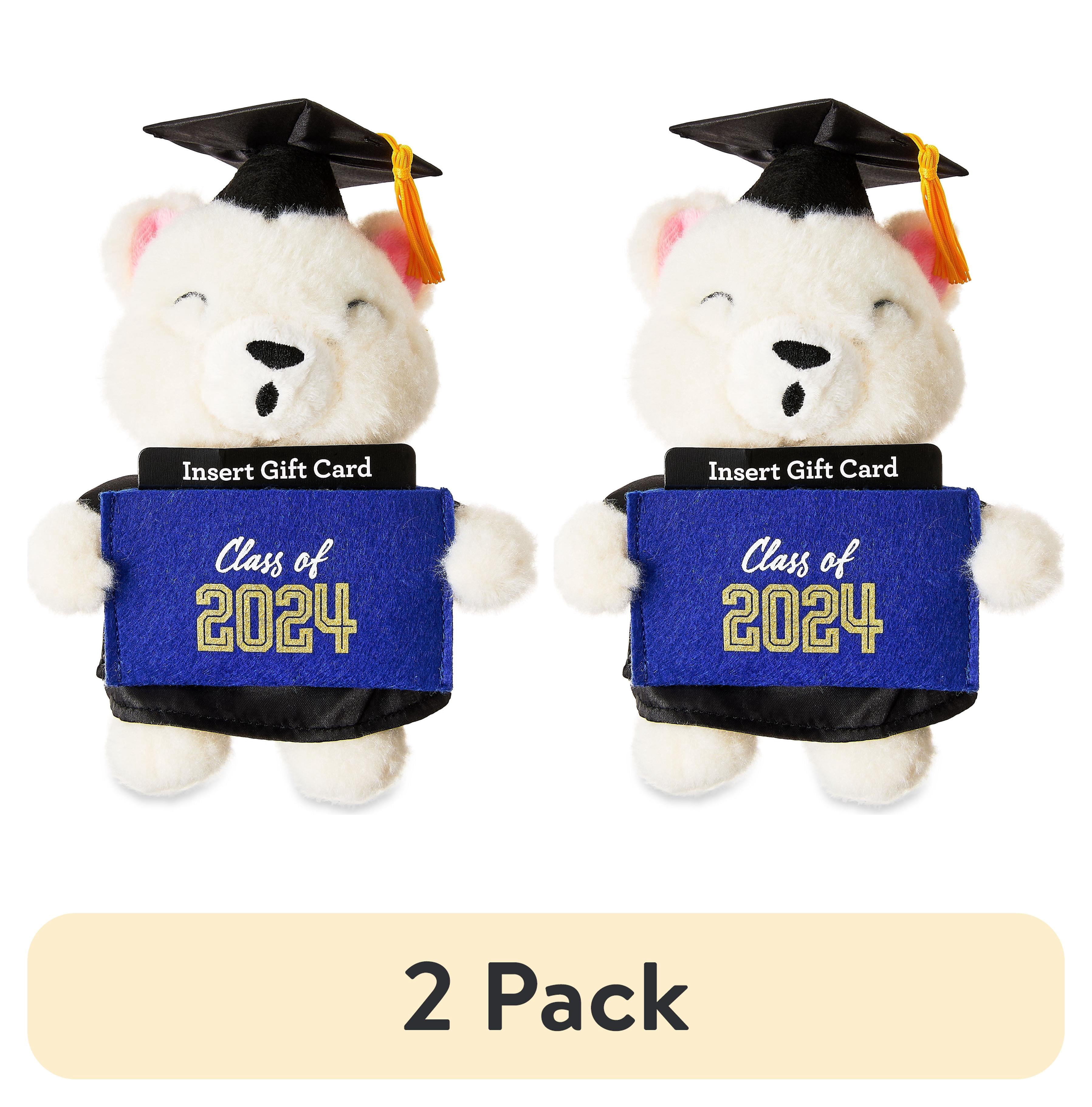 (2 pack) Graduation Bear Plush Gift Card Holder, by Way To Celebrate ...