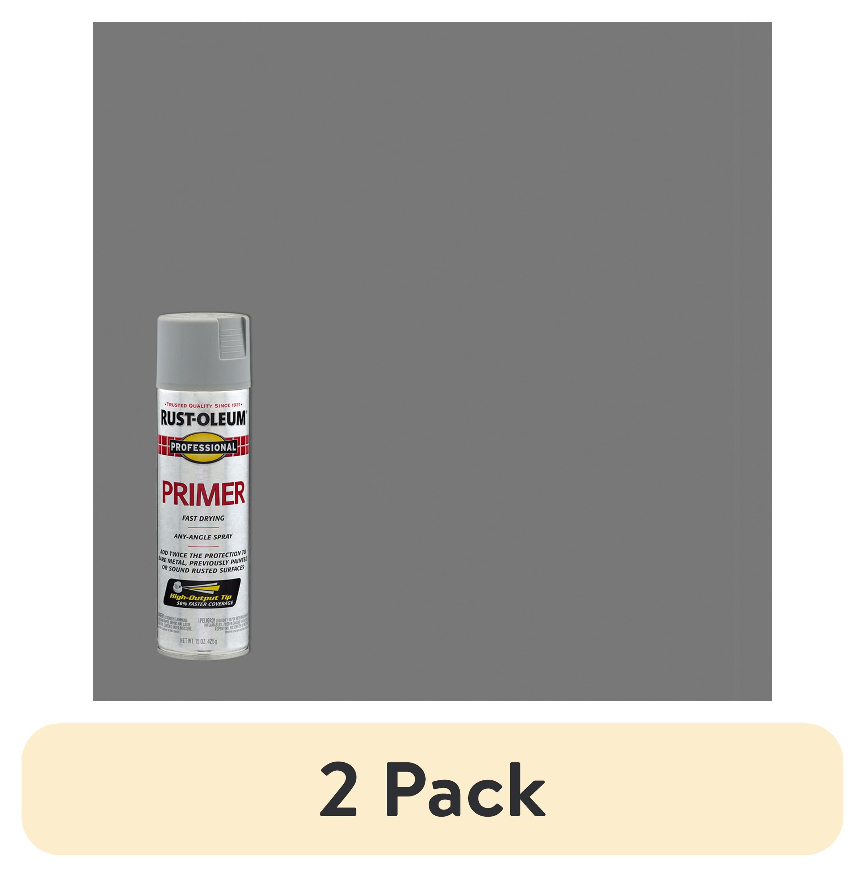 (12 pack) 6 Pack, Gray Primer, Rust-Oleum Professional High Performance ...