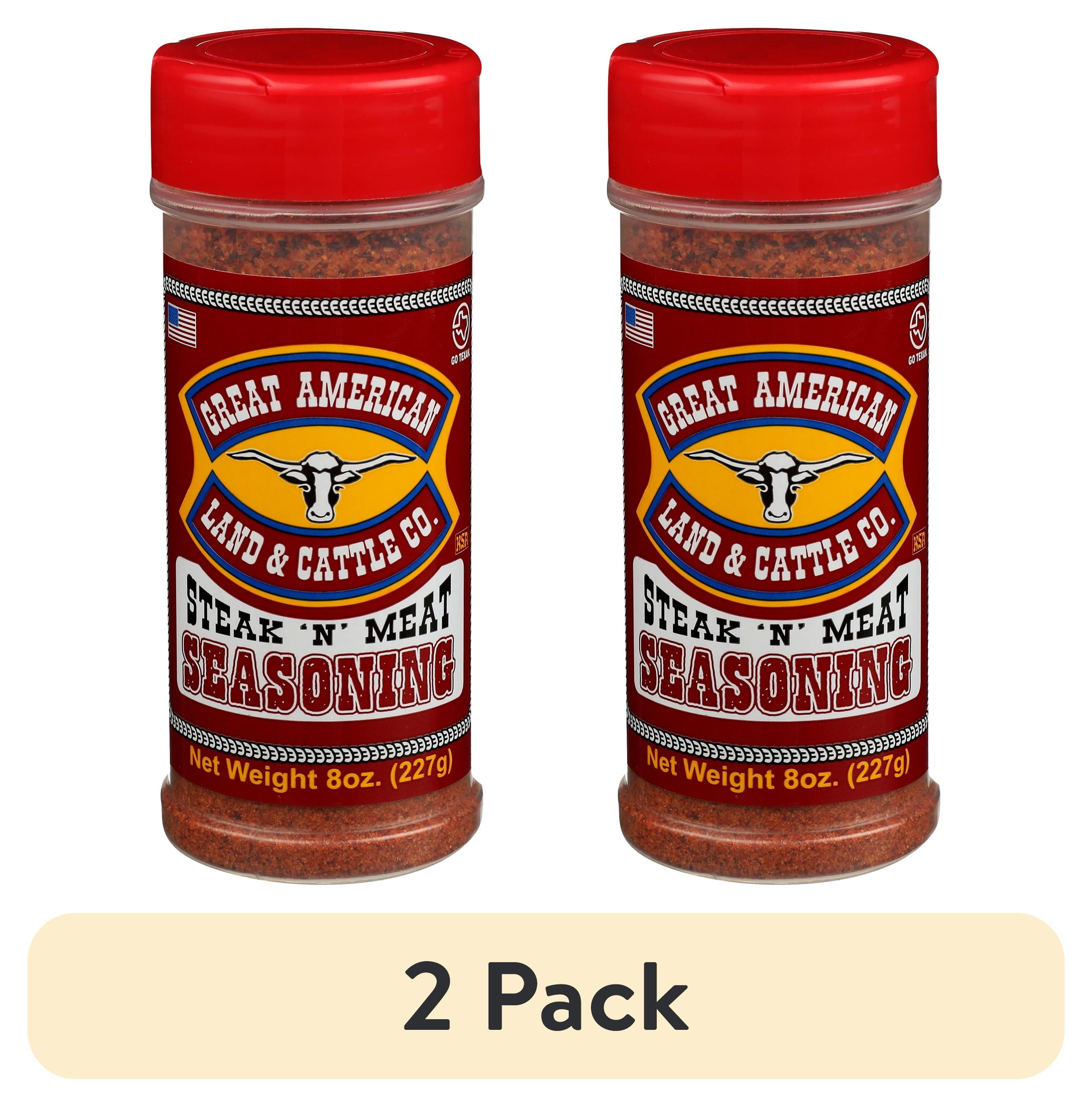 (2 pack) Great American Land & Cattle Co.: Steak 'n' Meat Seasoning, 8 ...