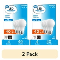 Great Value LED A19 Light Bulb 8.5W Dimmable 60W Equivalent Daylight E26 12 Pack - Walmart.com