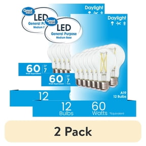 Great Value LED Light Bulb 16W 100W Equivalent Daylight E26 Medium Base ...