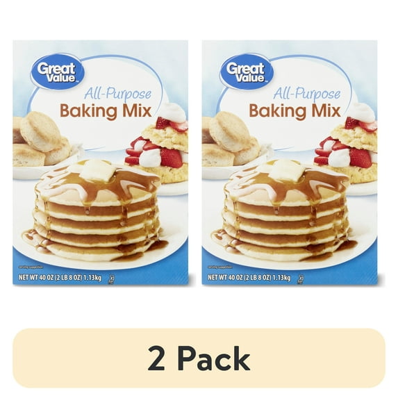 (2 pack) Great Value All Purpose Baking Mix, 40 oz - Walmart.com