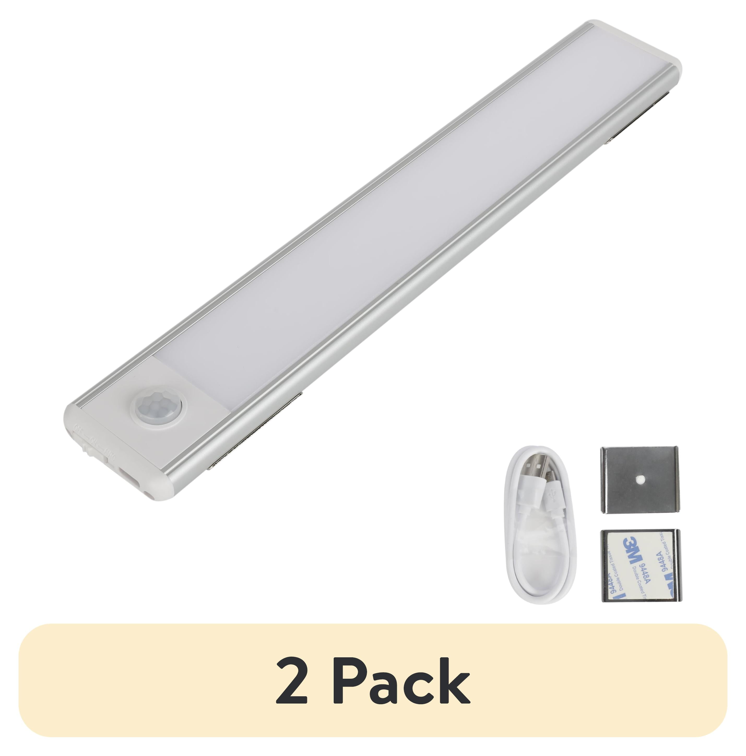 Value LED 100 Lumen's 9-inch Rechargeable Under Cabinet Light - Walmart.com