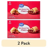 (2 pack) Great Value Mini Cherry Snack Pies, 12 oz, 6 Count - Walmart.com