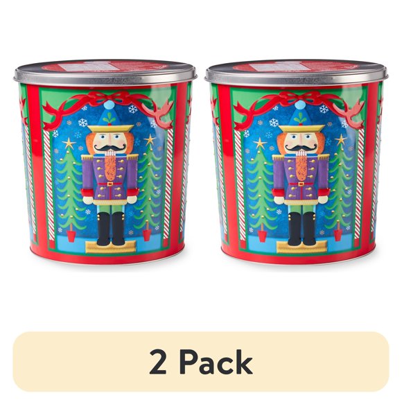Holiday Popcorn Tins