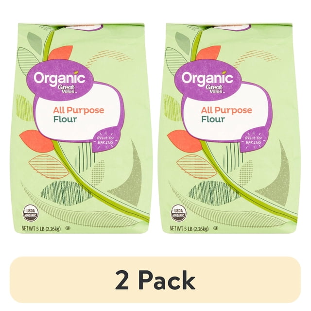 Great Value Organic Flour 2pk - Flaxseed - Walmart Business Supplies