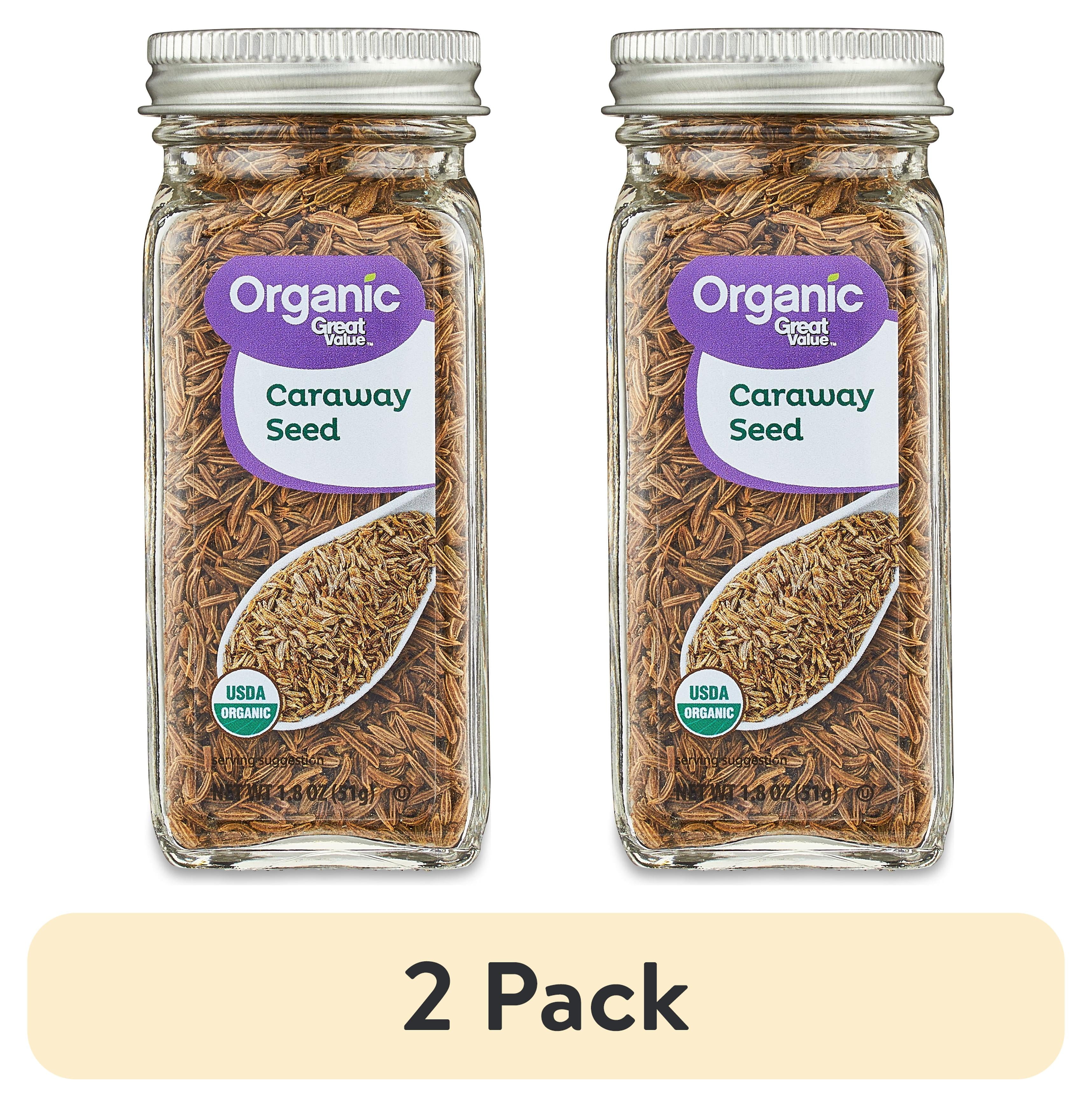 (2 pack) Great Value Organic Caraway Seed, 1.8 oz - Walmart.com