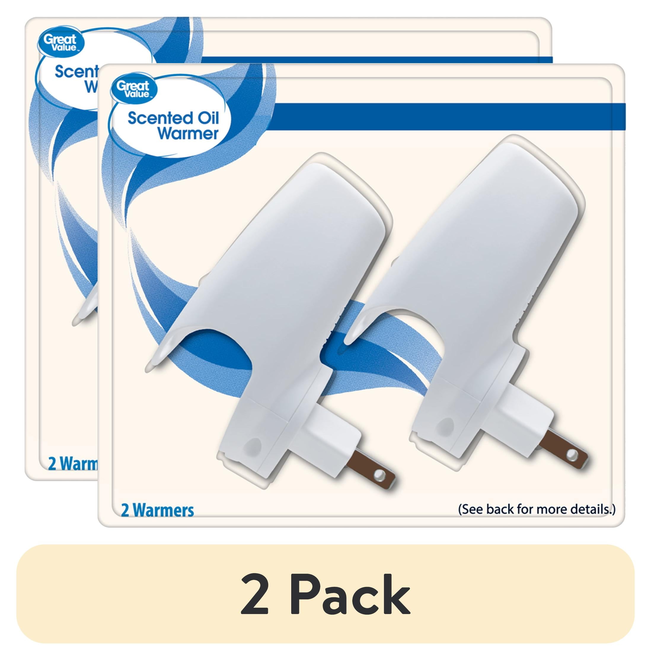 (2 pack) Great Value Scented Oil Plug-in Warmers, 2 Count (Fragrance ...