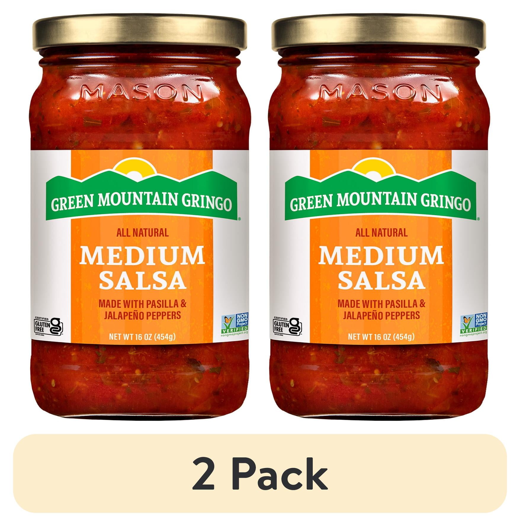 (2 pack) Green Mountain Gringo Salsa, Medium, 16 Oz. - Walmart.com