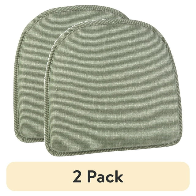 (2 pack) Gripper Non-Slip 15" x 16" Venus Celadon Chair Cushion ...