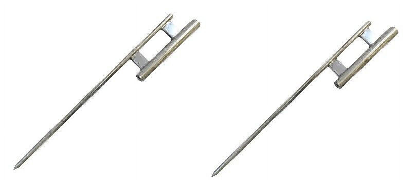 (2 pack) Ground Spike Pole Feather Flag Windless Pole Pole Holder ...