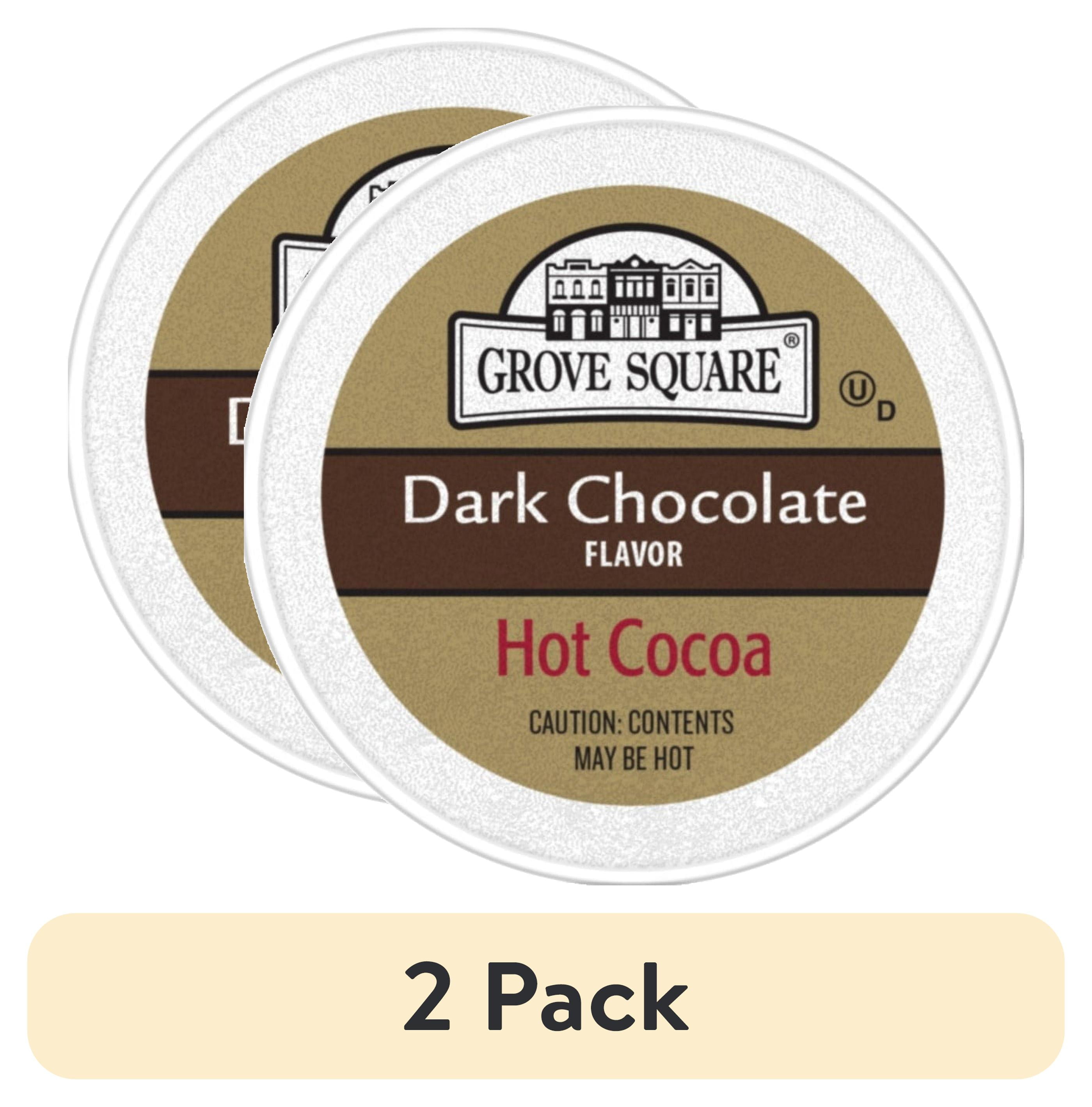 (2 pack) Grove Square Dark Chocolate Hot Cocoa Coffee Pods, 24 Count ...