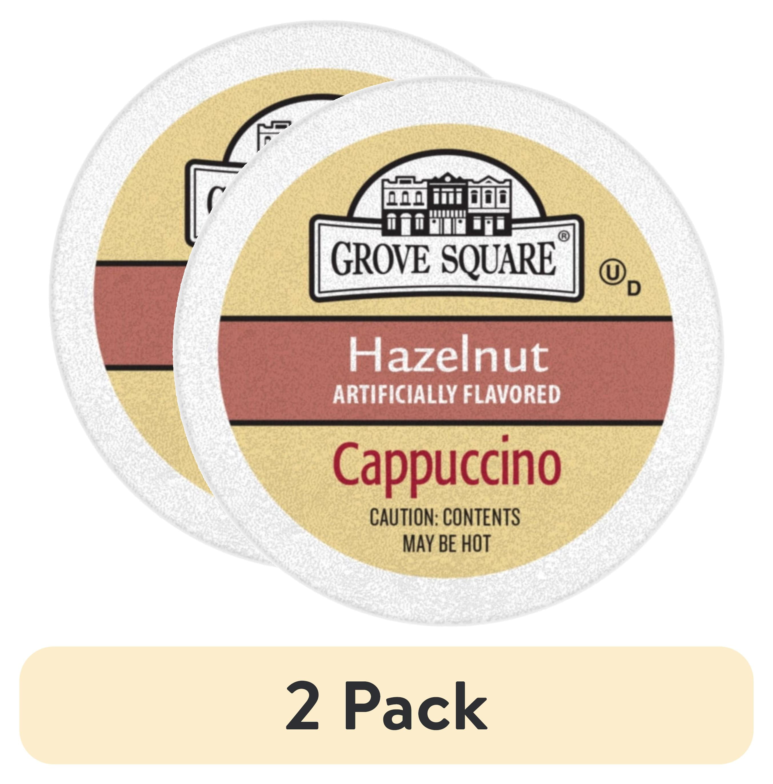 (2 pack) Grove Square Hazelnut Cappucino Coffee Pods, 24 Count for ...