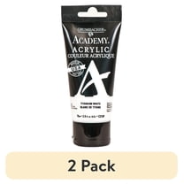 Grumbacher Acrylic Paint 90ml/3 oz. Metal Tube 3-Pack - Lamp Black ...